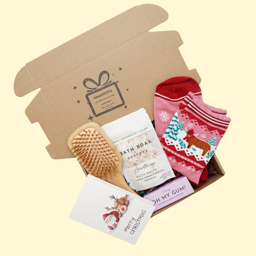 Relax and Cozy Christmas Gift Box | Pamper Edition – ImaniGifts